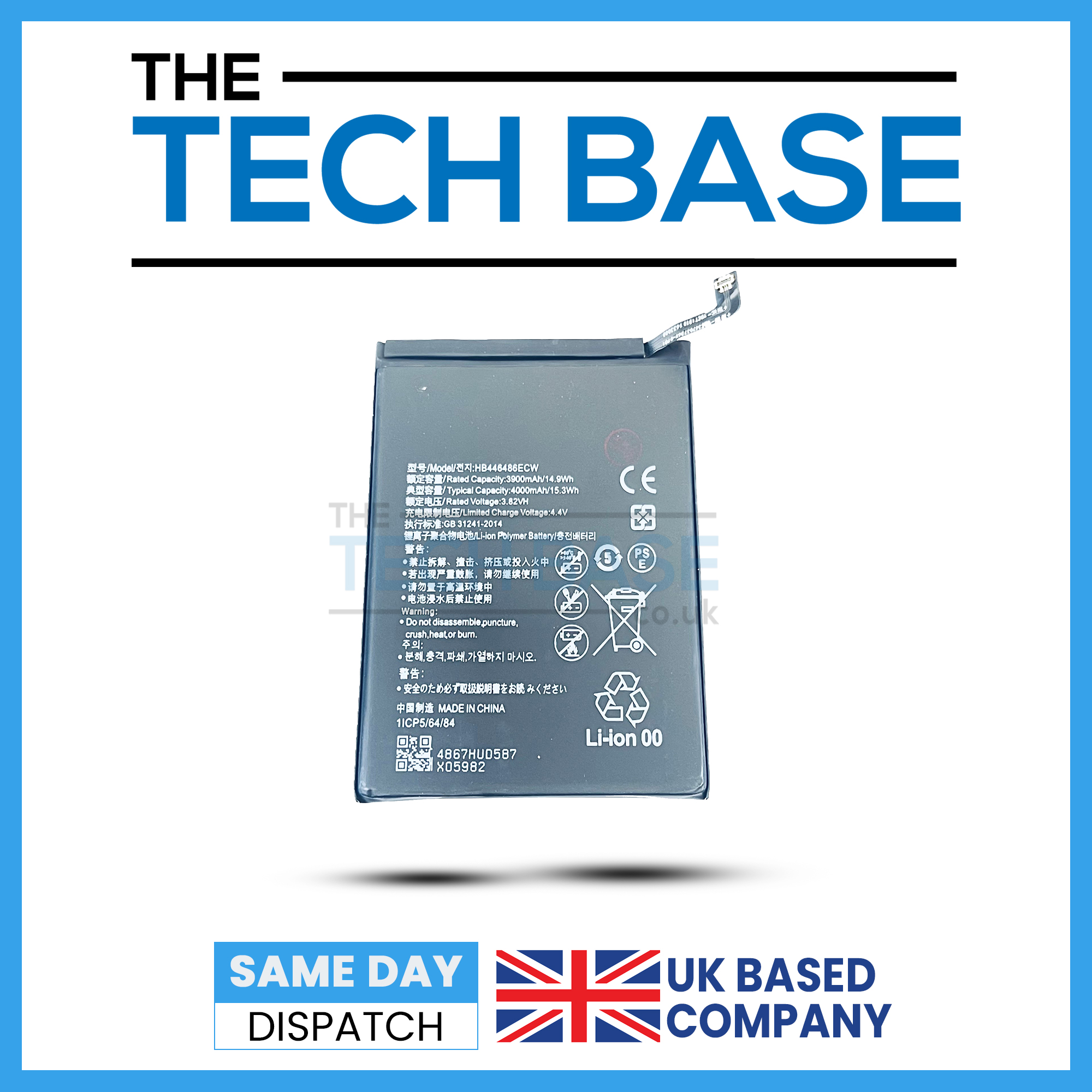 For Huawei Nova 5i Battery HB446486ECW - The Techbase