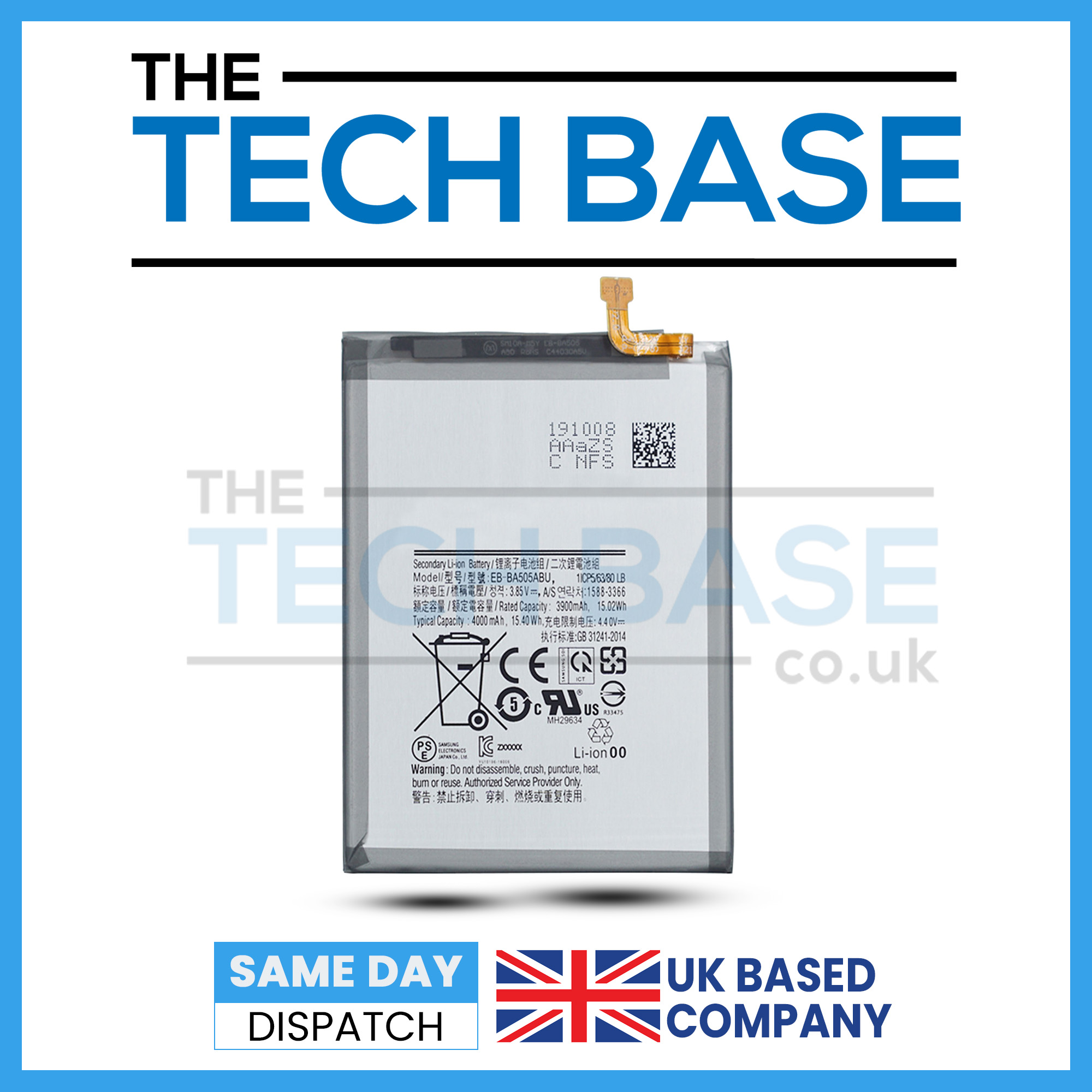 For Samsung A30 A305 Battery EB-BA505ABU - The Techbase