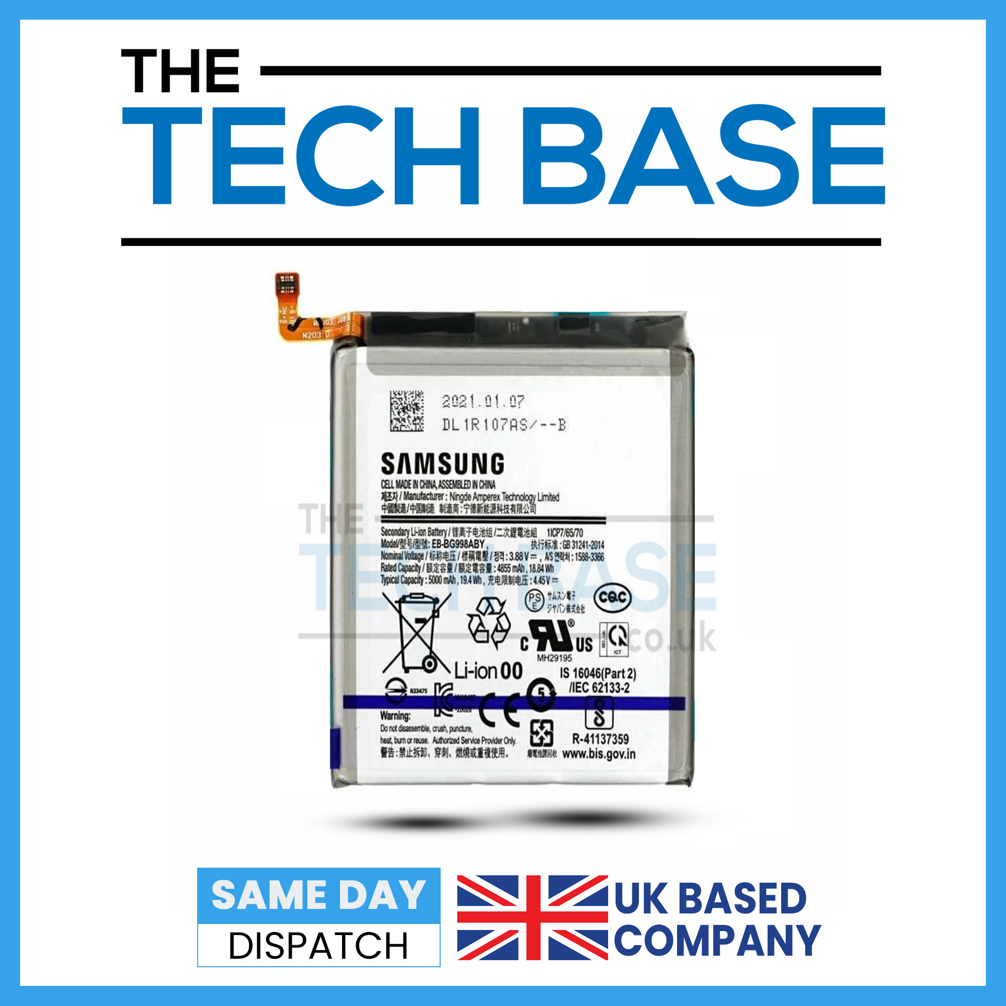 For Samsung S21 Ultra G998 Battery EB-BG998ABY - The Techbase