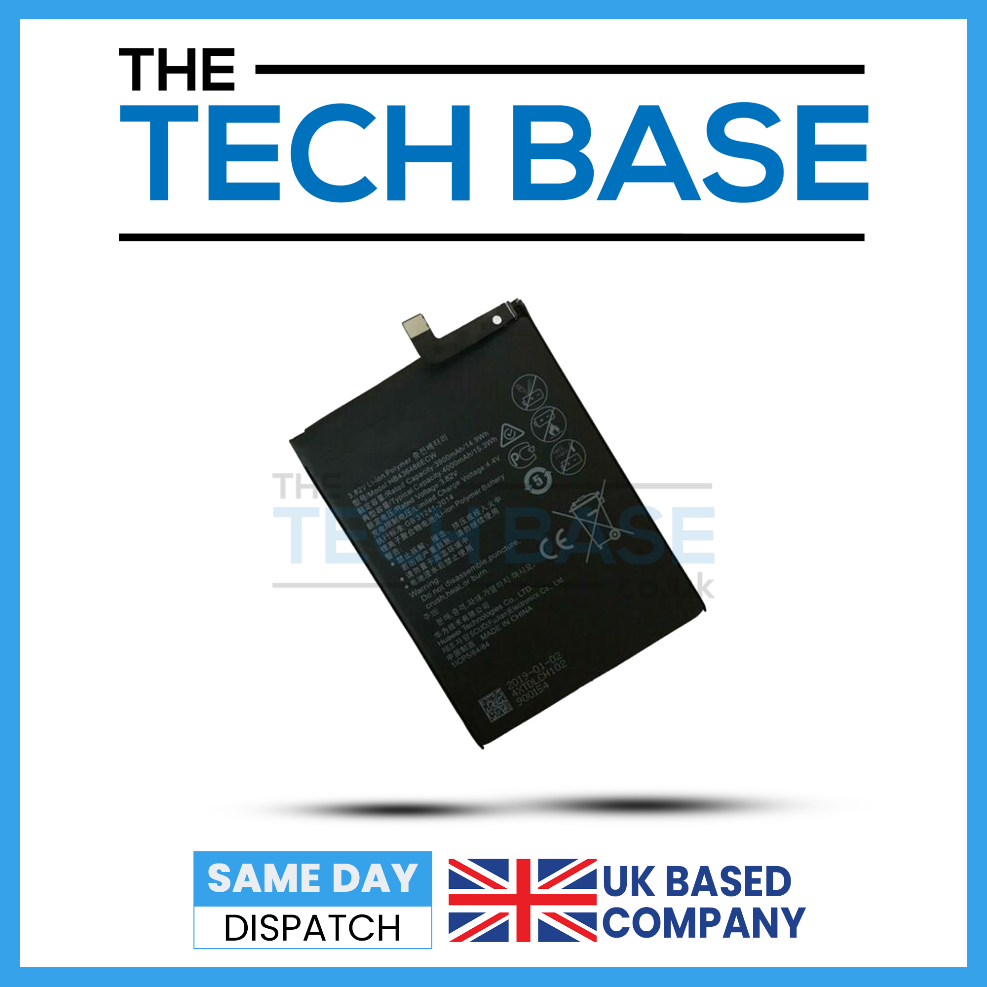For Honor 20 Pro Battery HB436486ECW - The Techbase