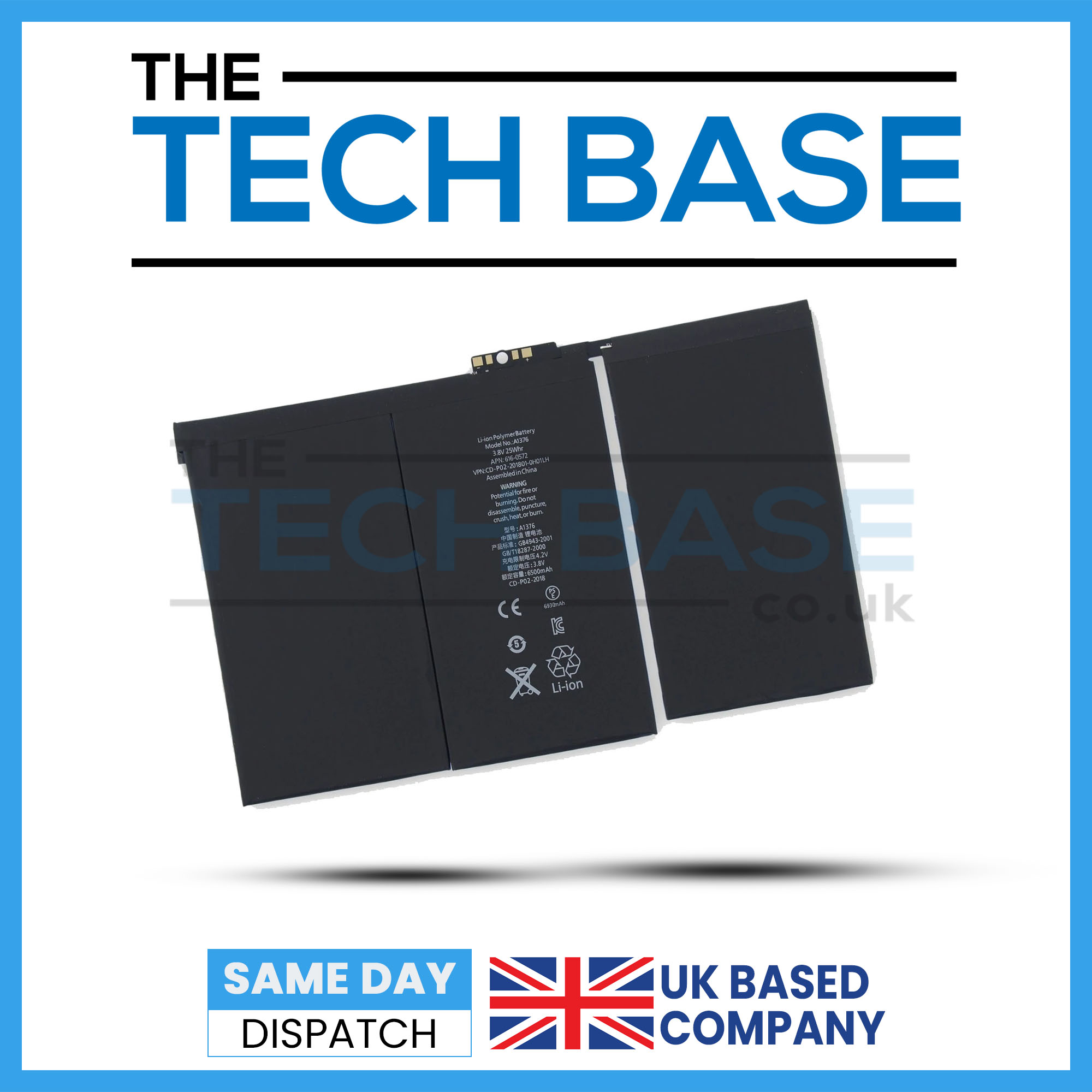 For Apple iPad 2 A1395 Battery - The Techbase