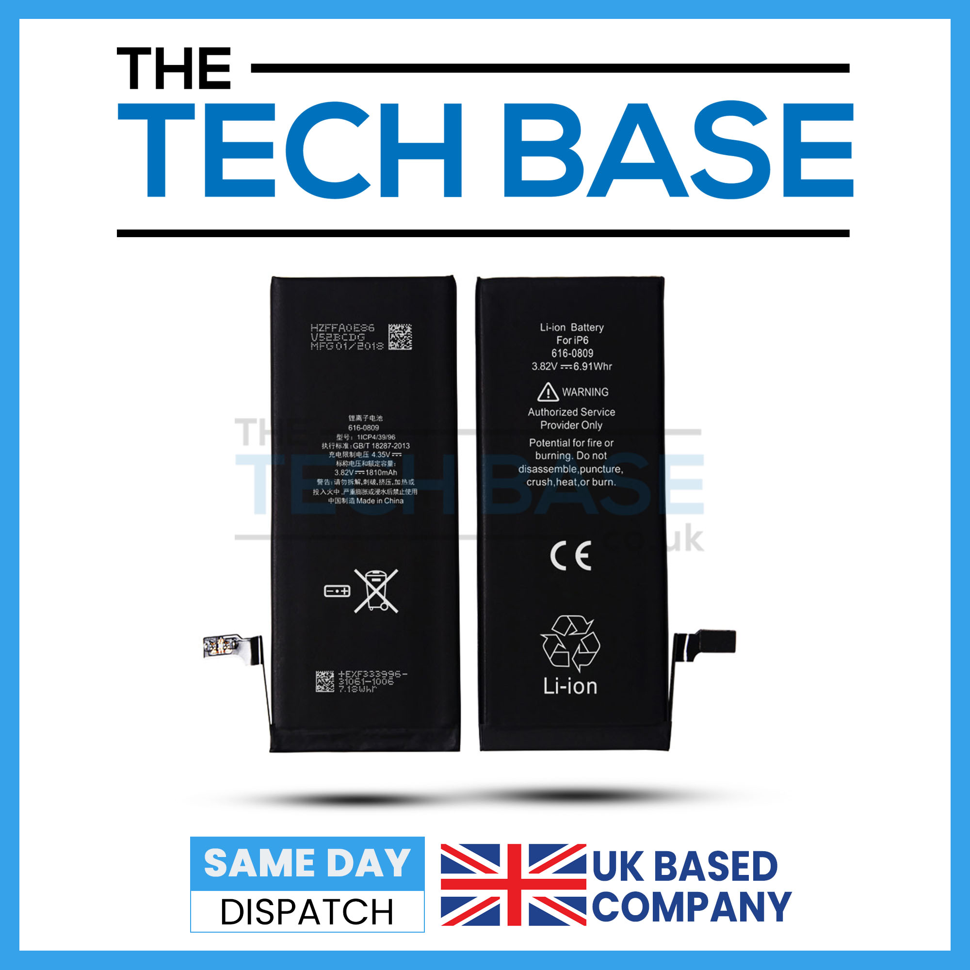 For Apple iPhone 6 Battery - The Techbase
