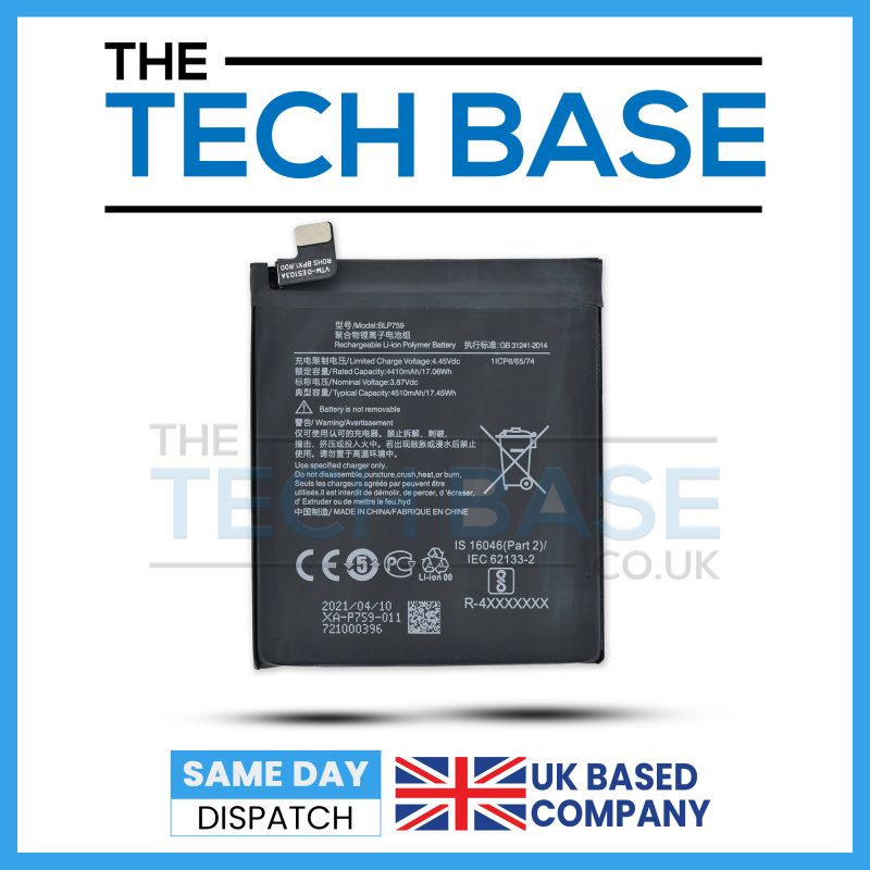For OnePlus 8 Pro Battery BLP759 - The Techbase