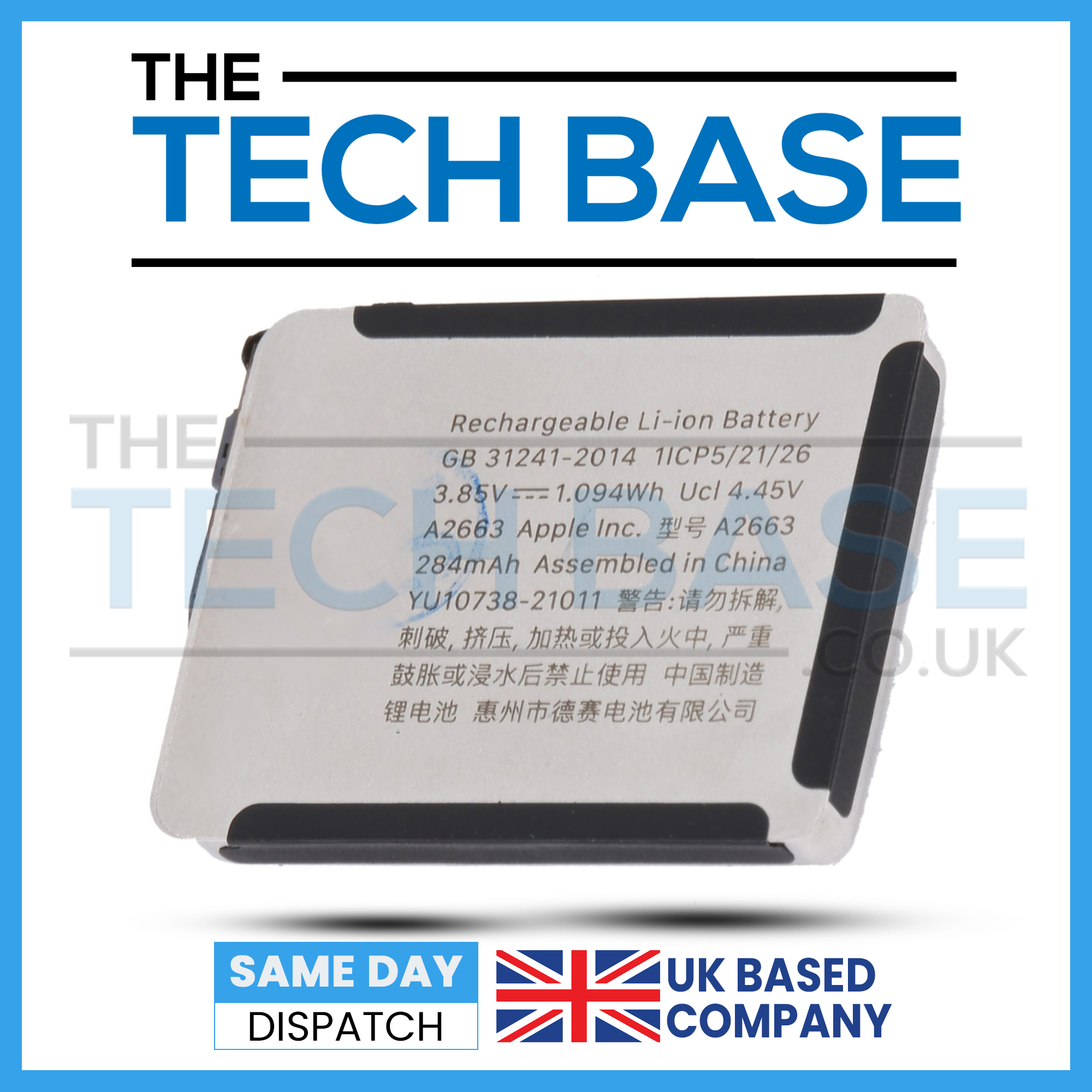For Apple Watch Series 7 41mm Battery A2663 - The Techbase